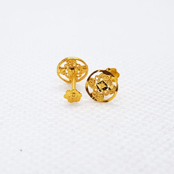Round Shape Gold Tops for Girls TP0256 | Pure Gold Jeweller