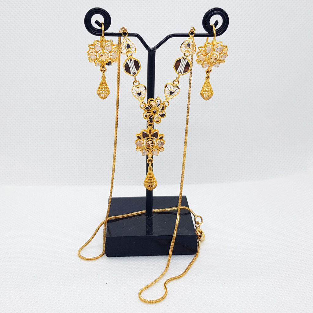 Latest Gold Mala Set for Ladies MS00012 | Pure Gold Jeweller