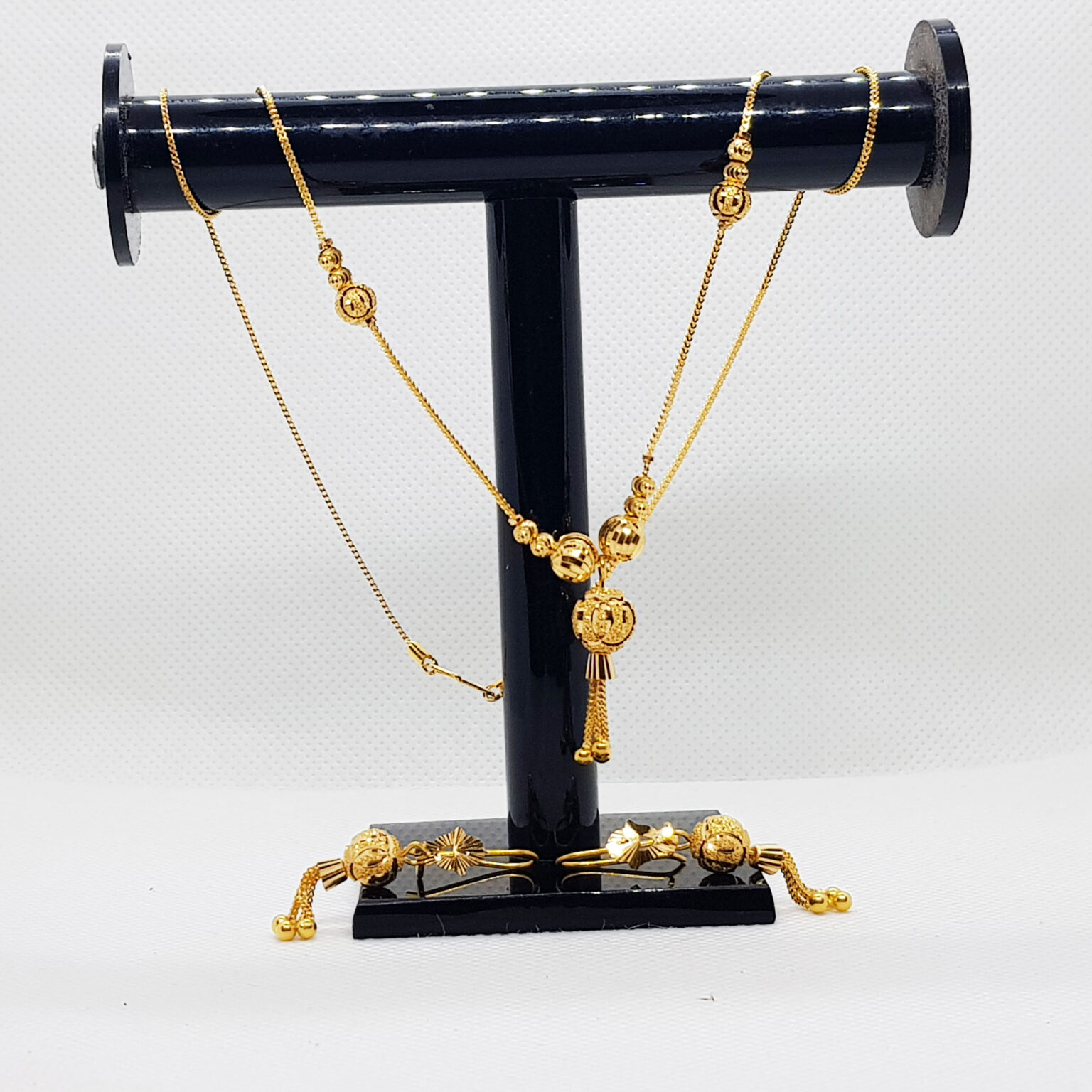 New Design Gold Mala Set Balls Type MS0002 | Pure Gold Jeweller