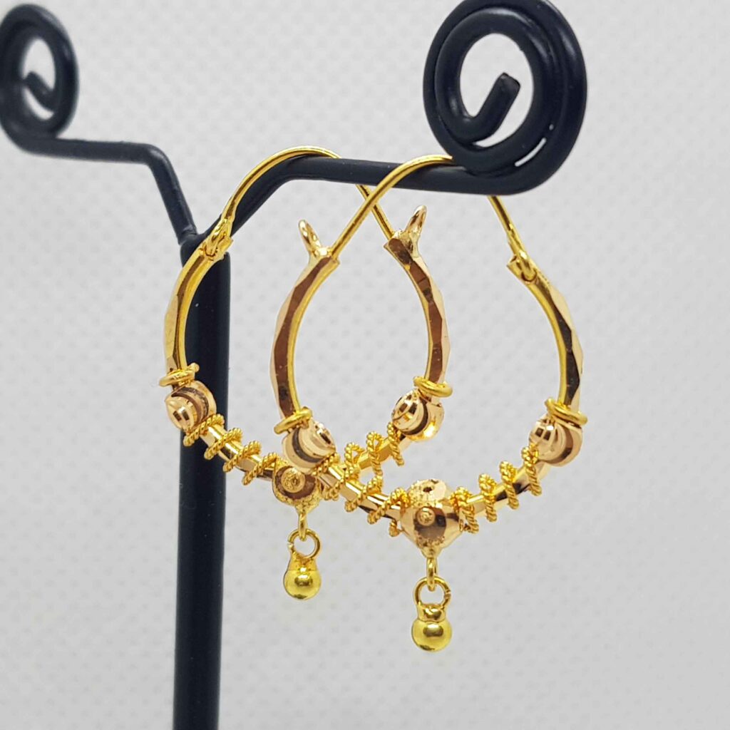 Heavy Gold Baliyan With Die For Women ER000106
