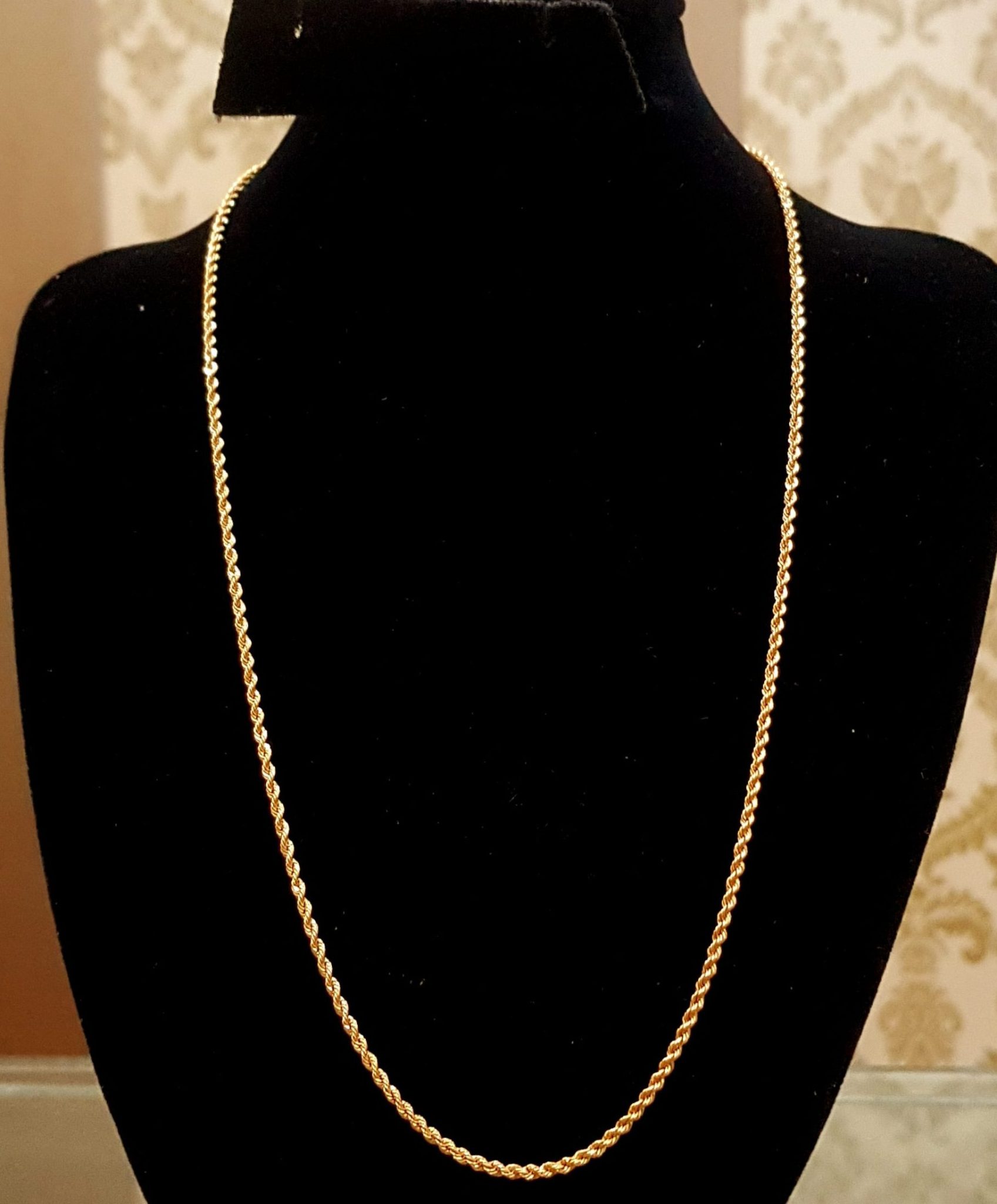 Lite Weight Puregold Rasa Chain For Ladies C00053 | Pure Gold Jeweller