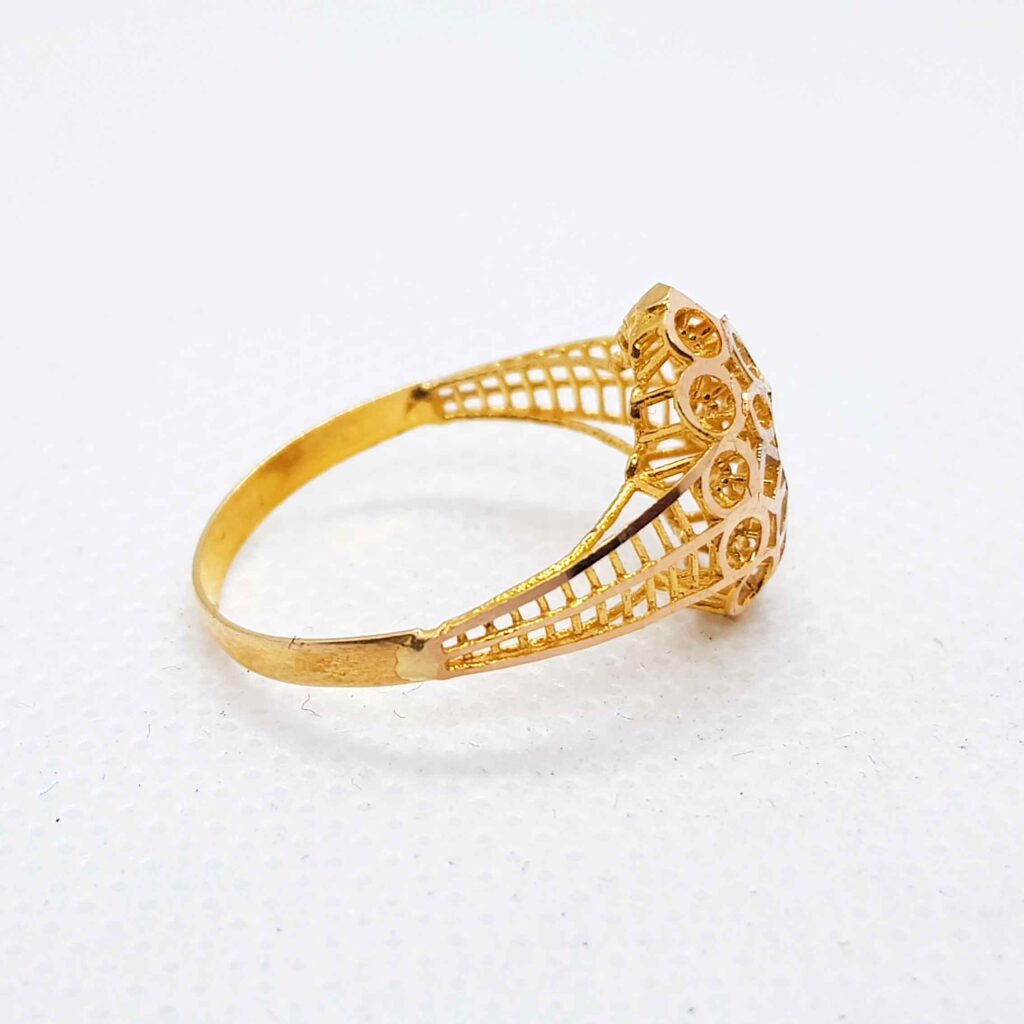 Latest Designs Gold Rings For Ladies LR00105 | Pure Gold Jeweller
