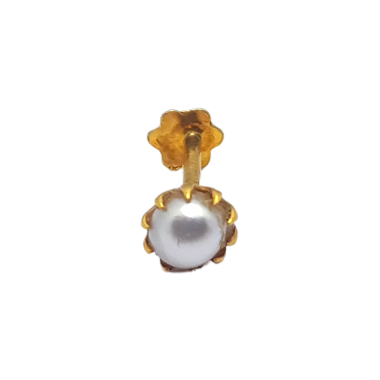 | Pure Gold Jeweller Latest Nose Pins , Gold Nose Pins