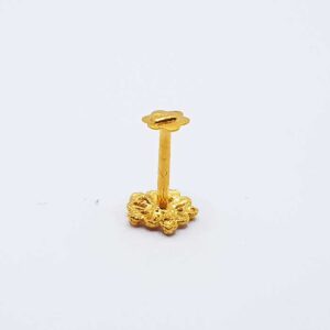 | Pure Gold Jeweller Latest Nose Pins , Gold Nose Pins